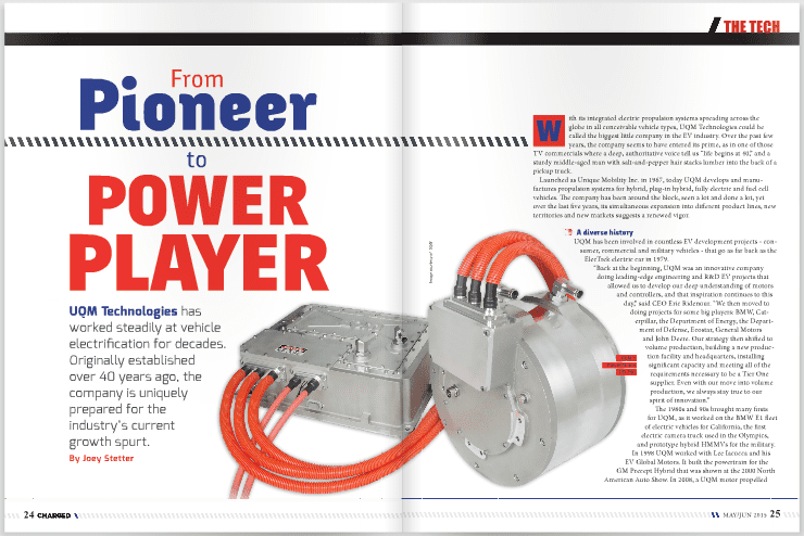 Charged EVs | UQM Technologies grows from pioneer to power player in ...
