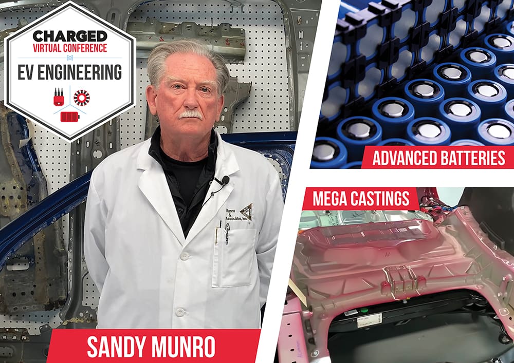 Charged EVs | Sandy Munro discusses next-generation EV technologies at Charged Virtual ...