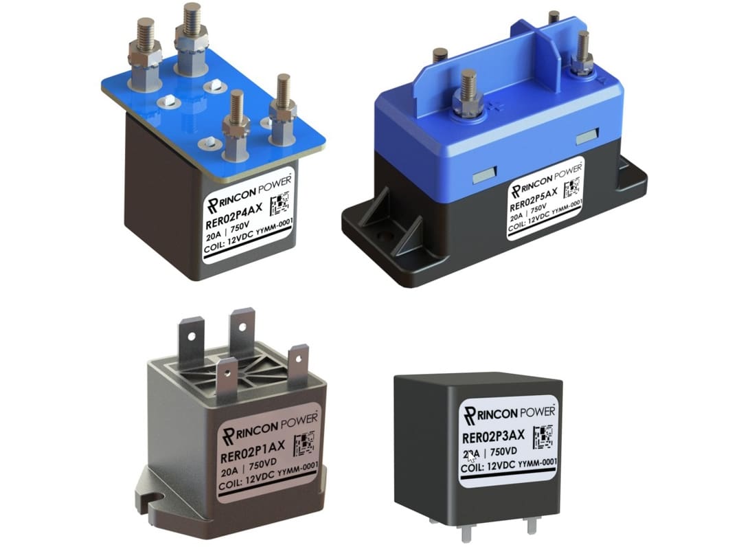 Charged EVs | Rincon Power launches new 750-volt, 20-amp relay series ...