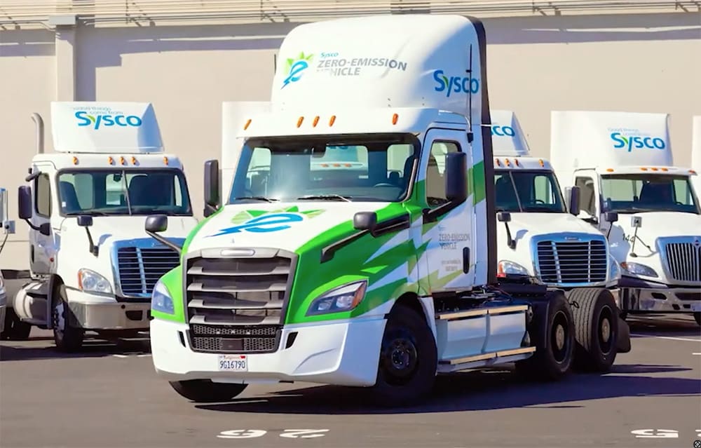 Charged EVs | Food distribution giant Sysco unveils state-of-the-art EV ...