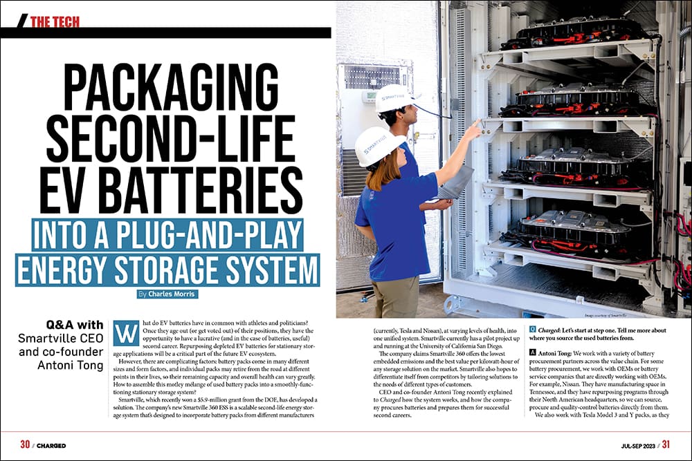 Charged EVs | Packaging second-life EV batteries into a plug-and-play ...