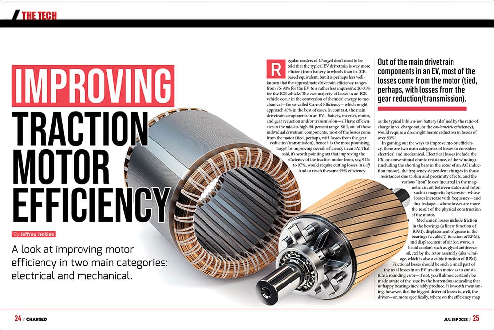 Charged EVs | How to improve EV traction motor efficiency - Charged EVs