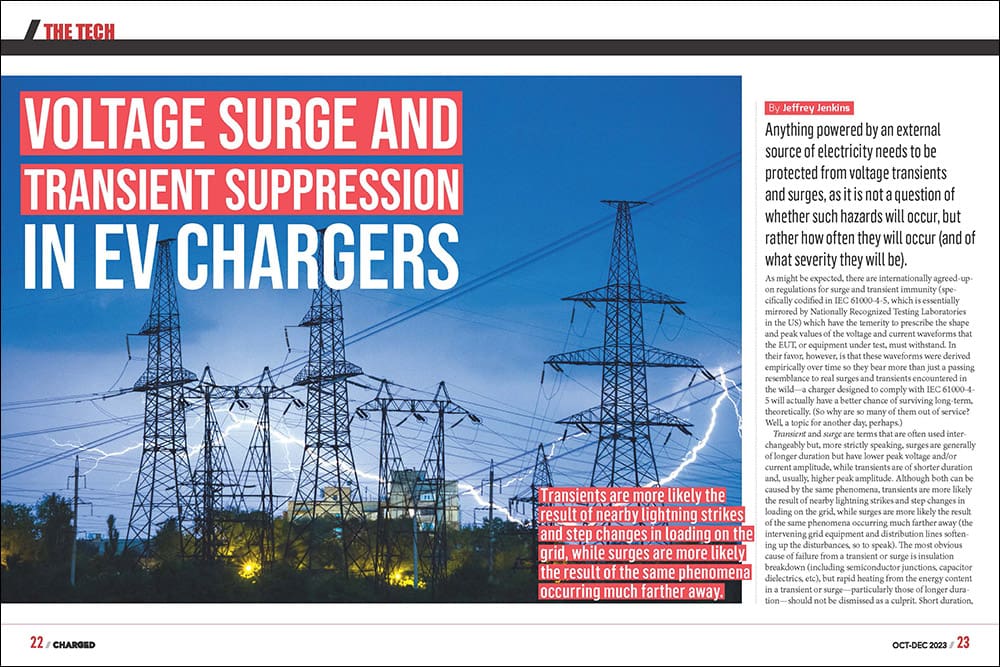Charged EVs | Voltage surge and transient suppression in EV chargers ...