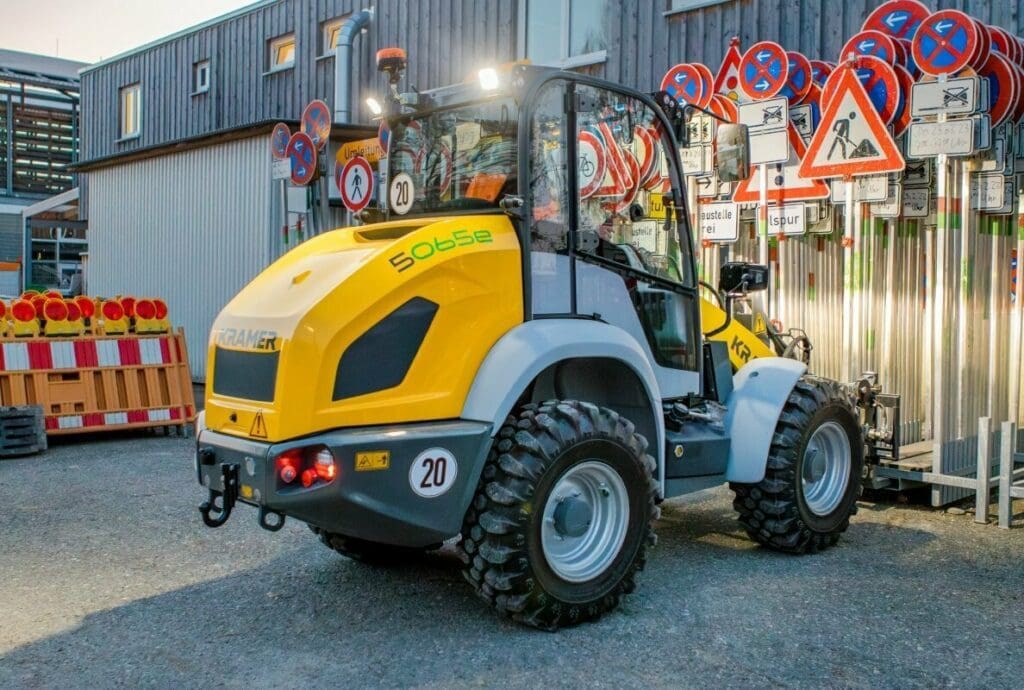 Charged EVs | Kramer-Werke shows off new 5065e electric wheel loader at ...