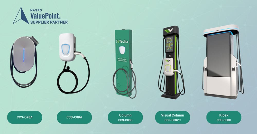 Charged EVs | IoTecha secures NASPO ValuePoint contract for smart Level 2 EV charging stations ...
