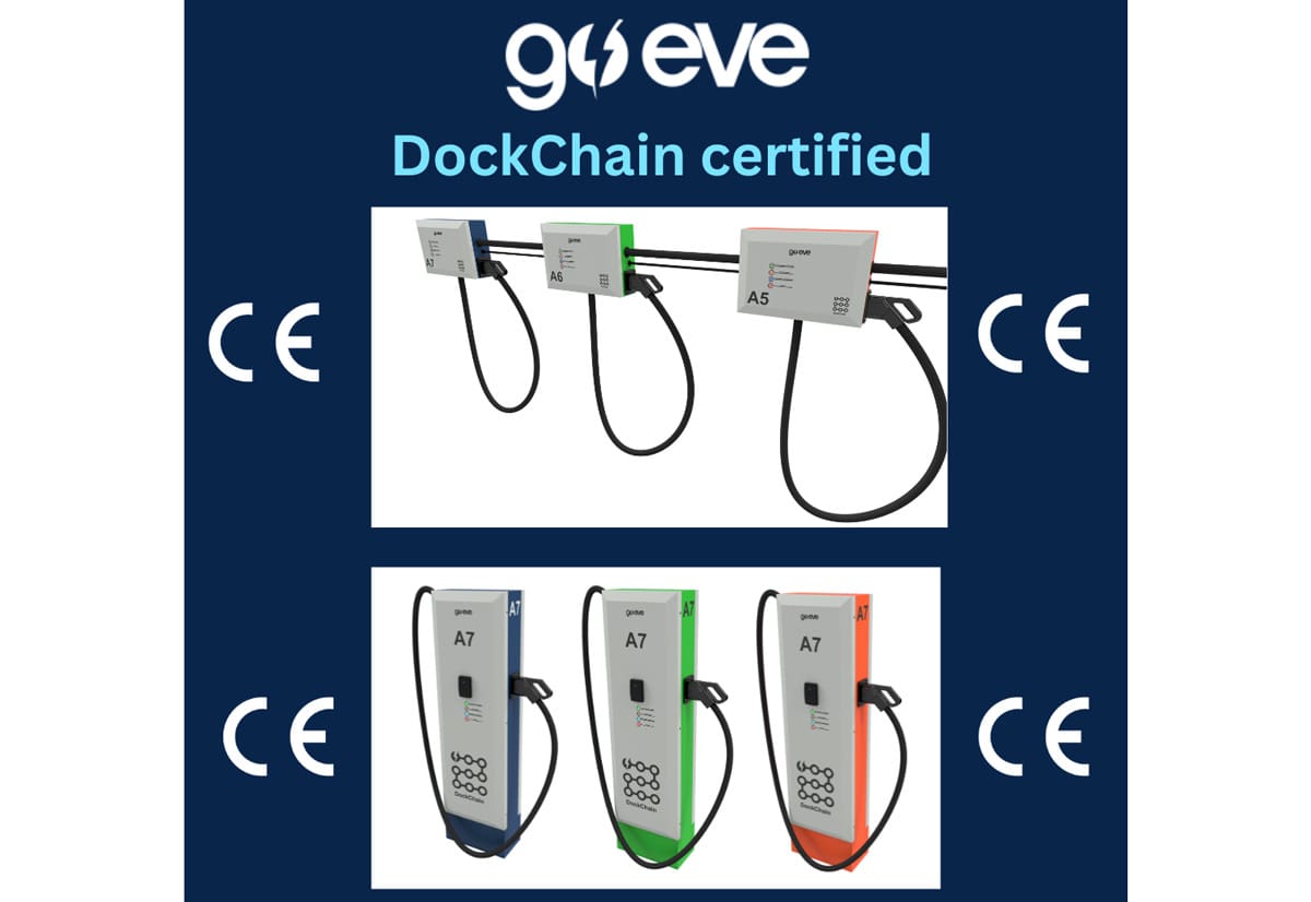 Charged EVs | Go Eve earns European CE Mark for DockChain EV charging ...