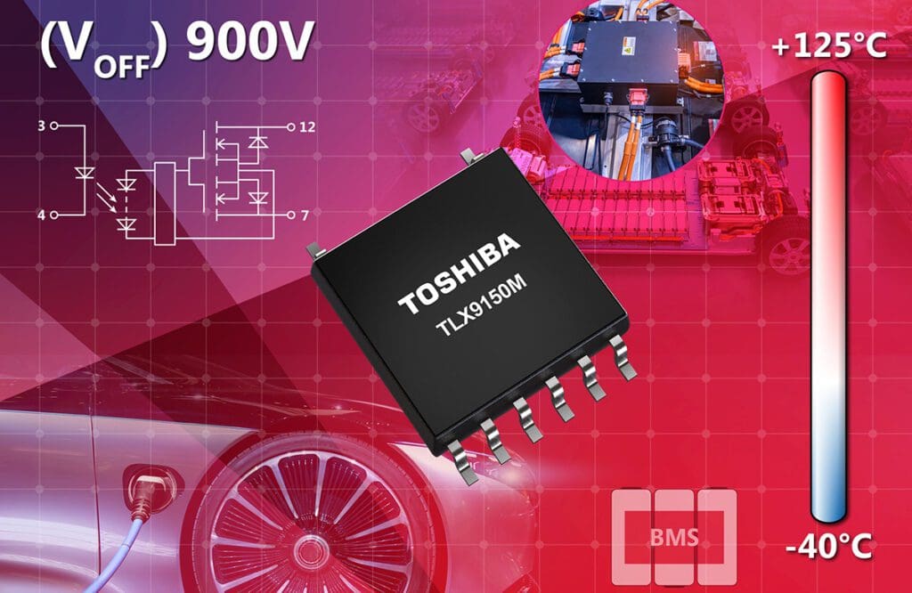 Charged EVs | Toshiba releases automotive photorelay for 400 V battery ...